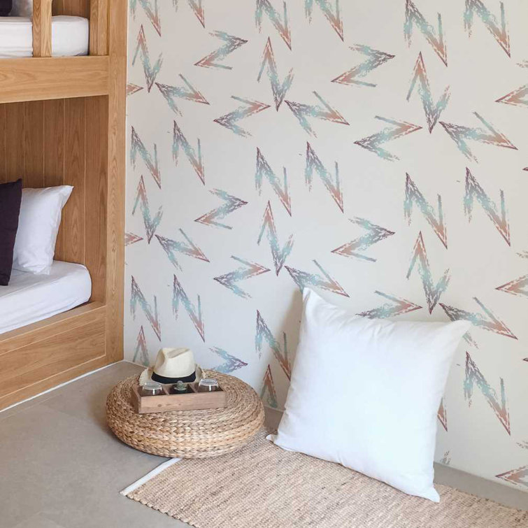 Wrought Studio Chalk Rays Gradient 96" L X 24" W Peel And Stick Wallpaper N06028 - Wayfair Canada